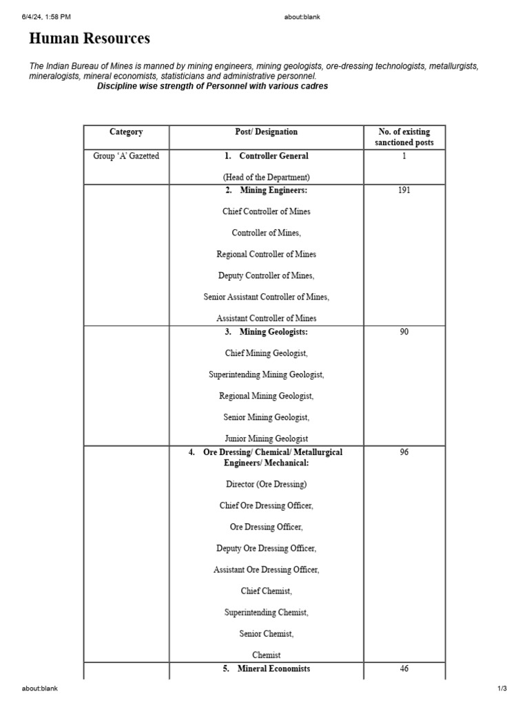 Human Resource Staff | PDF