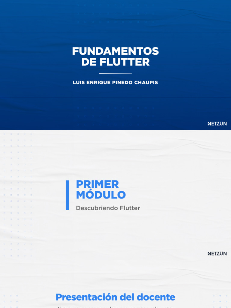 Fundamentos de Flutter - PPT | PDF | Android (sistema operacional) | Computadores