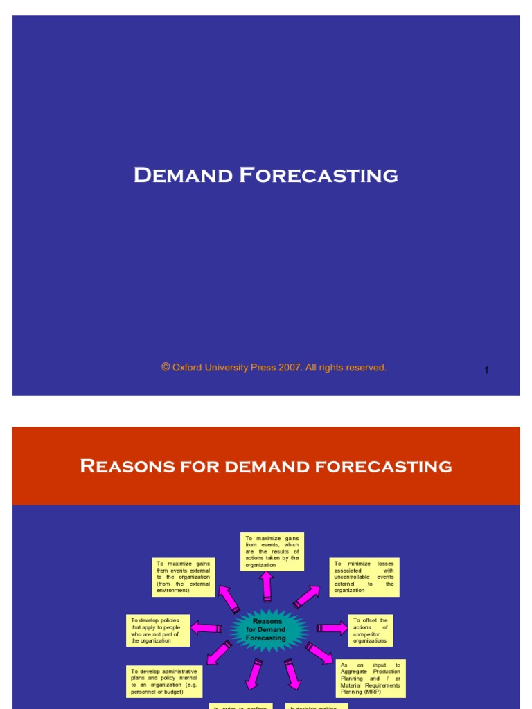 Chapter 14 Demand Forecasting | PDF | Forecasting | Errors And Residuals