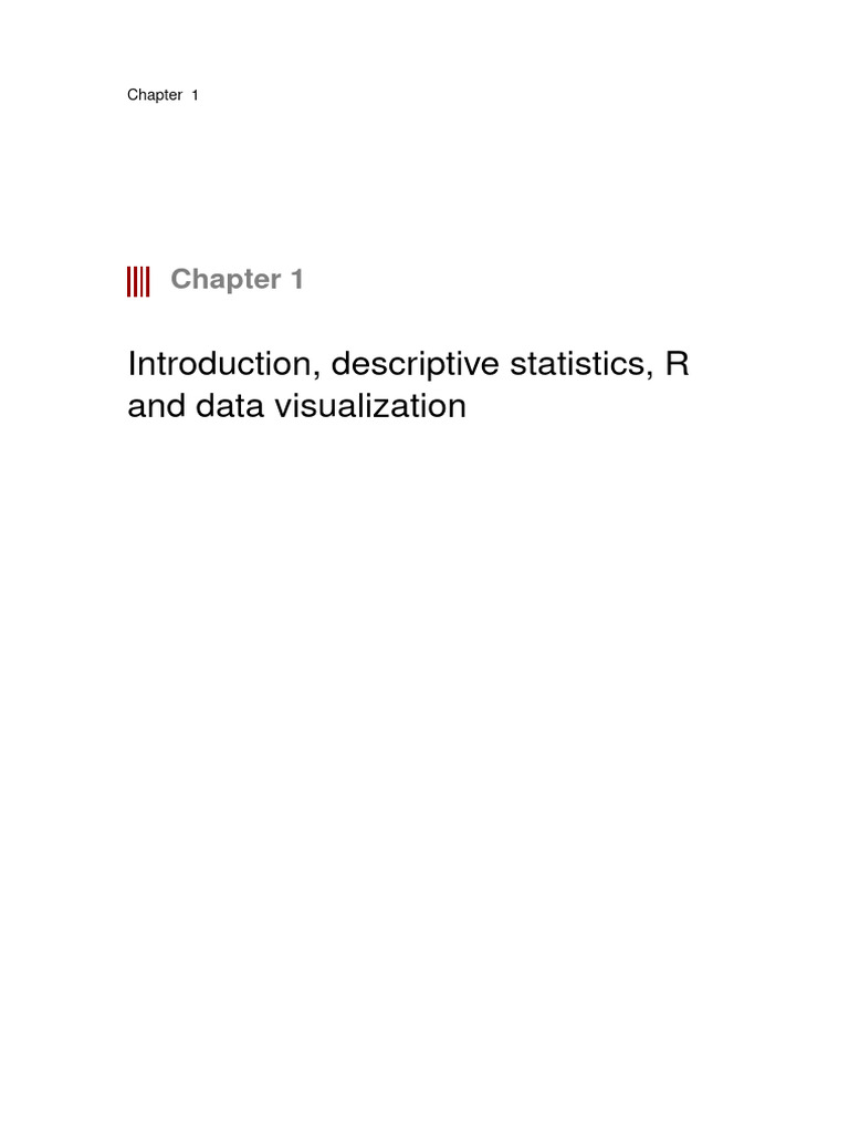 Chapter1 DataVisualization | PDF | Quantile | Statistics