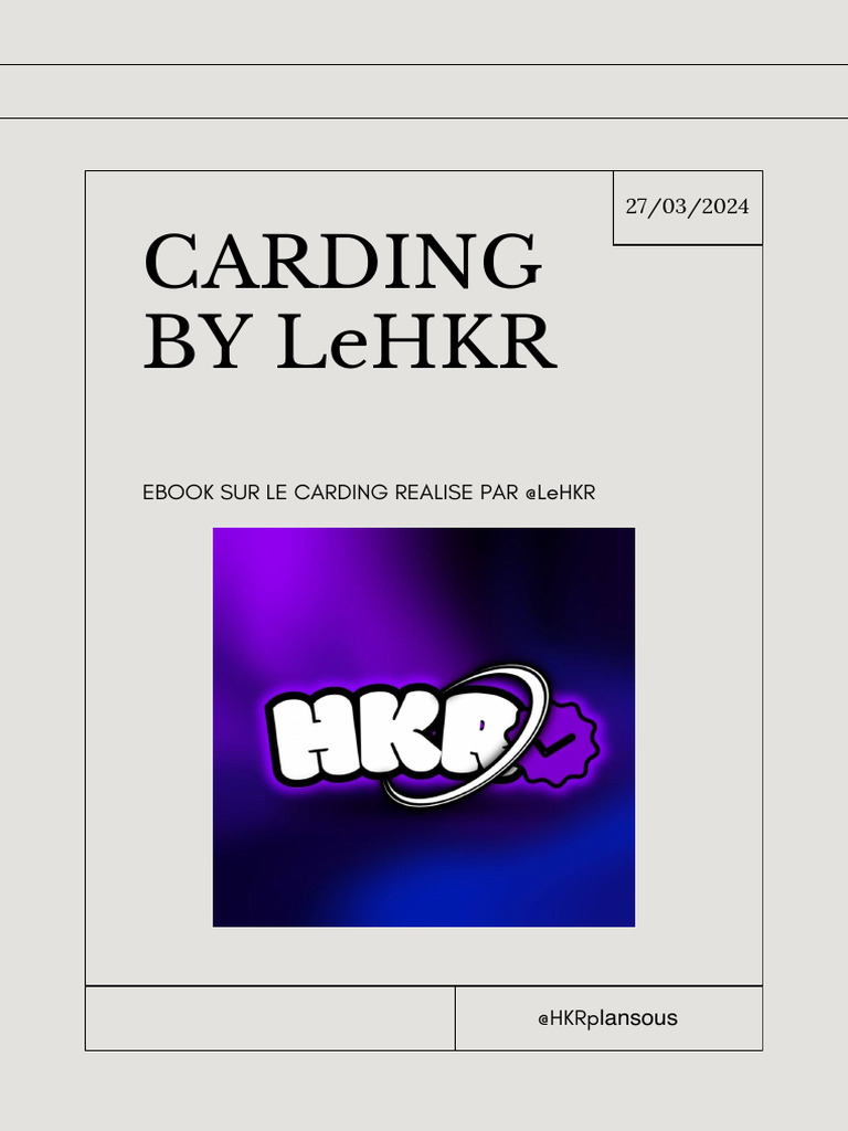 CARDING 2024 BY @LeHKR | PDF