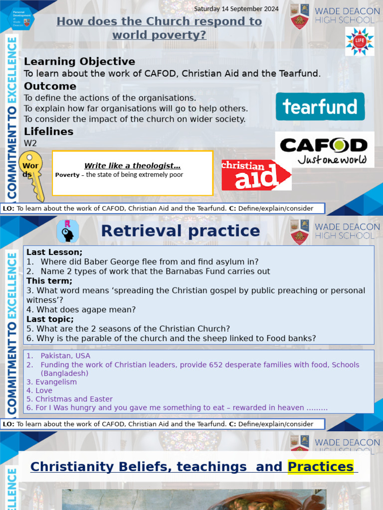 31 CAFOD CHristian Aid and Tearfund 2 | PDF