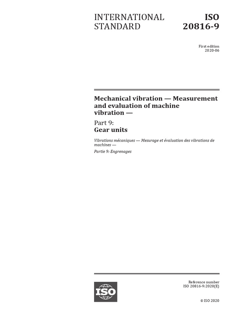 Iso 20816-9-2020 | PDF