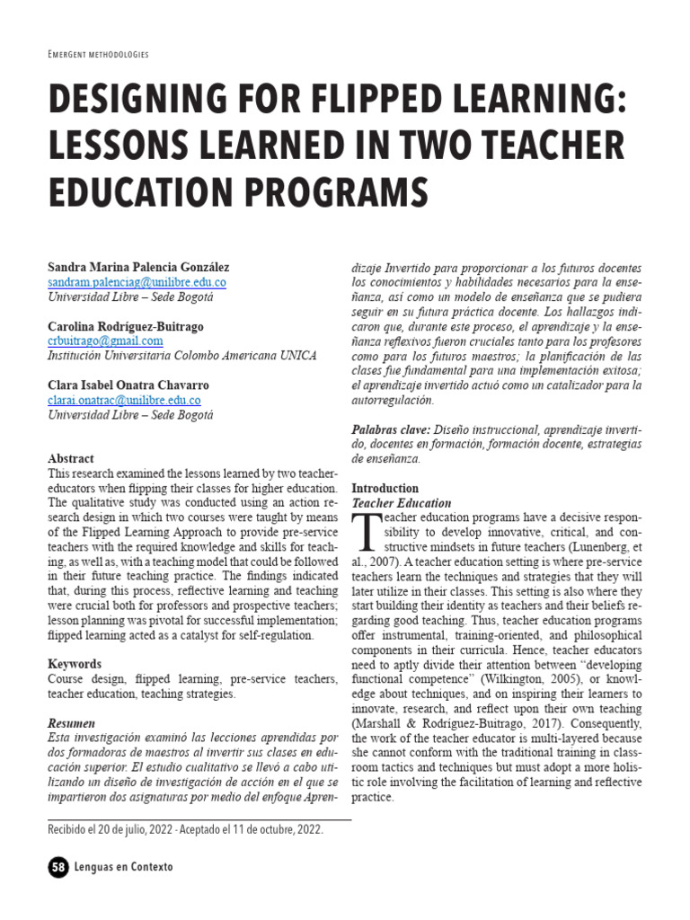 Designing For Flipped Learning | PDF | Teachers | Career & Growth