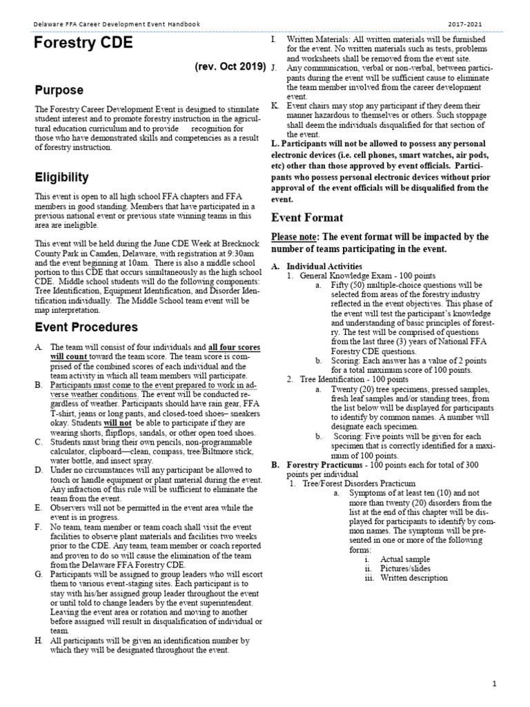 Forestry Rules | PDF