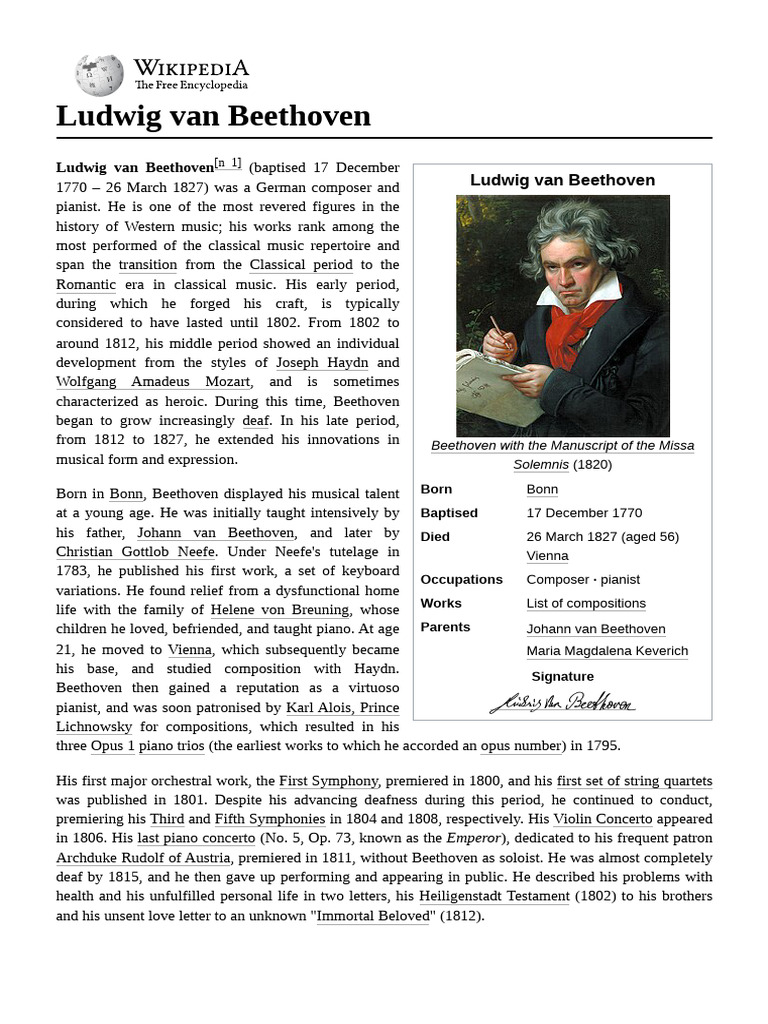 Ludwig_van_Beethoven | PDF