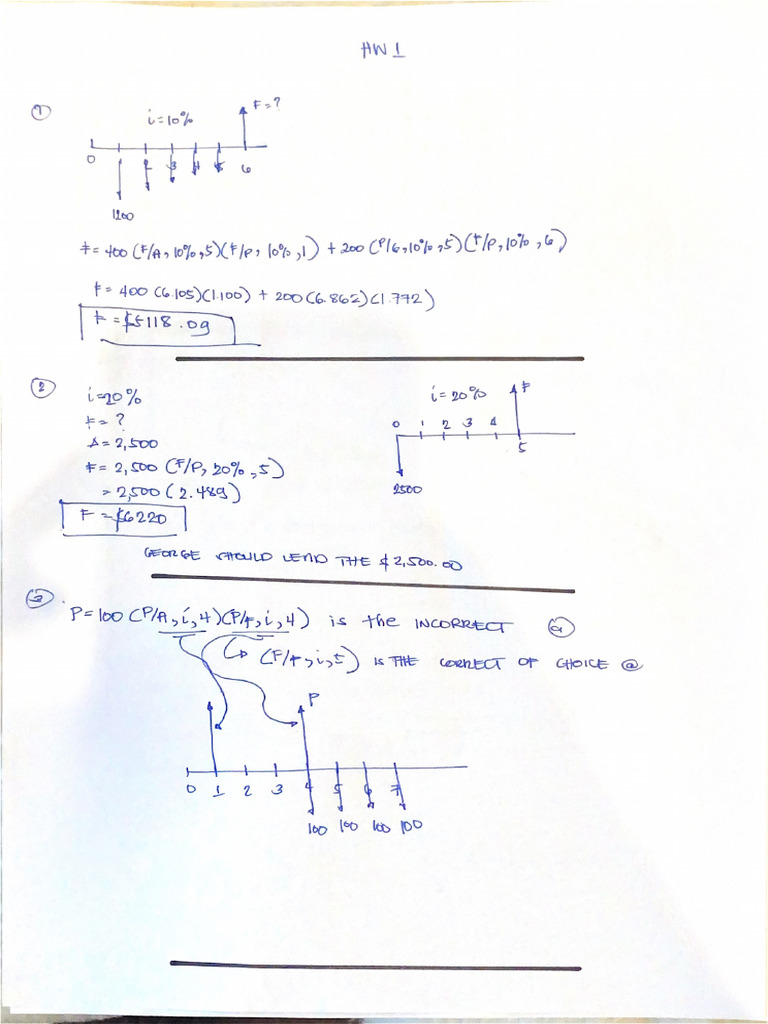 HW1 - CH1 +2 +3 | PDF