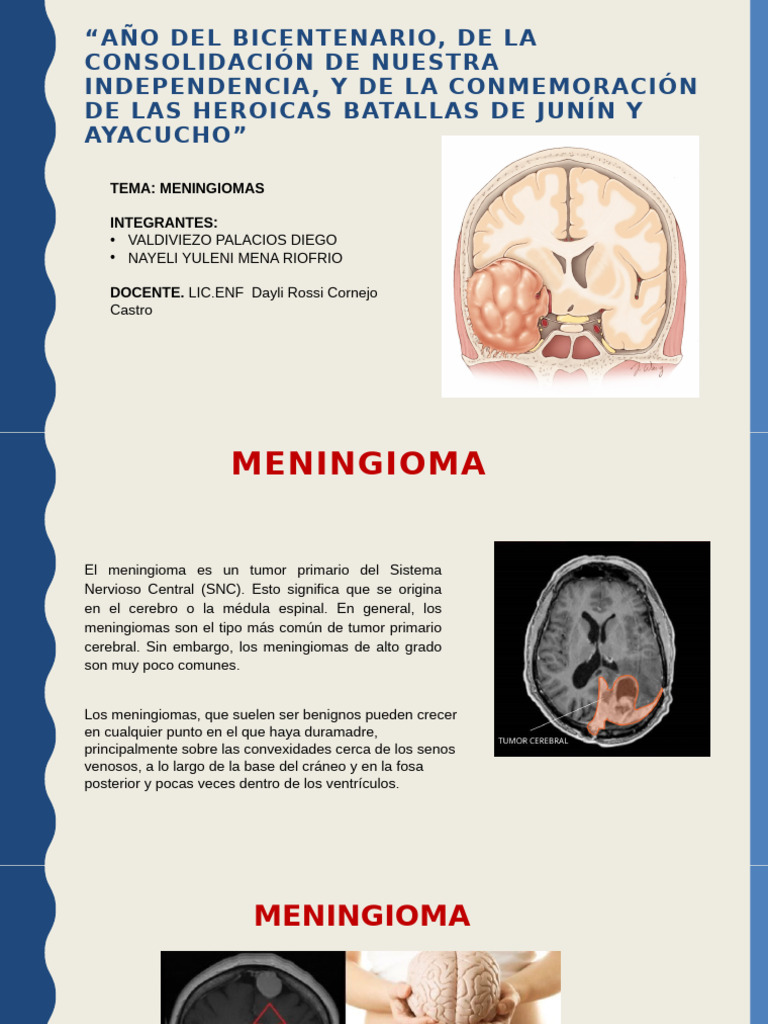 MENINGIOMAS | PDF