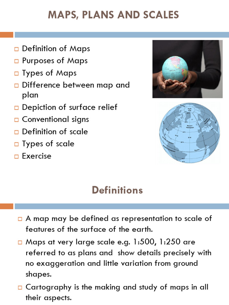 Lecture 2 - Maps and Scales (1) | PDF