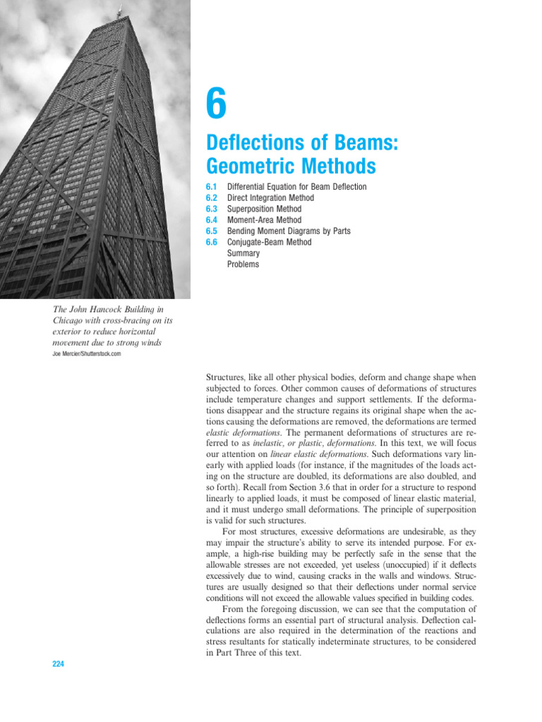 Geometric Methods - (Direct Integration Method) | PDF | Bending | Beam ...
