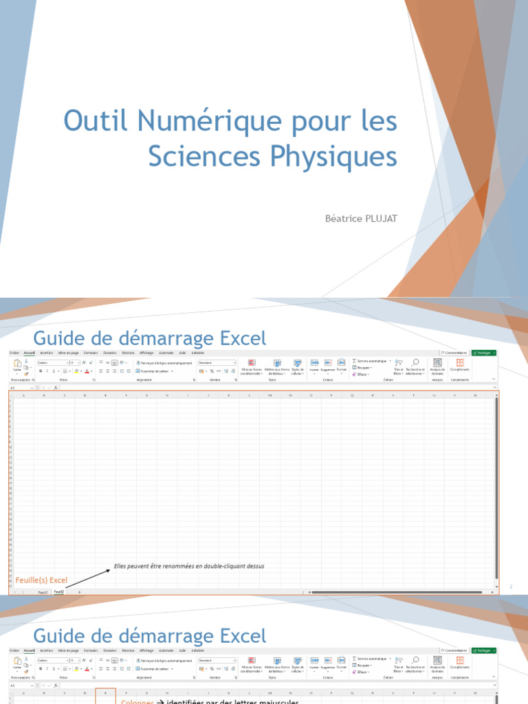Partie III - Guide de démarrage Excel | PDF