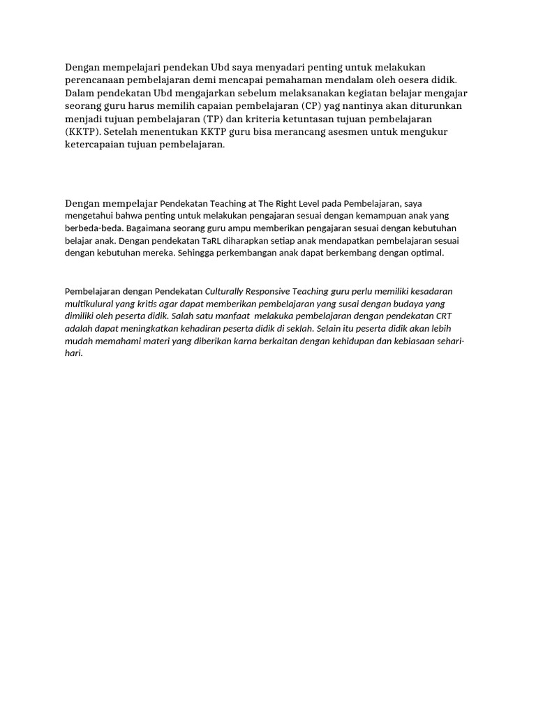 Refleksi Modul 1 | PDF