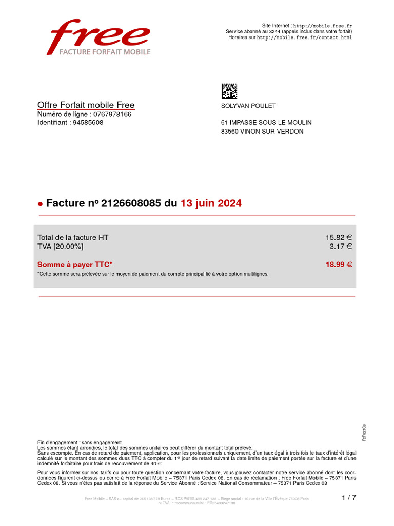 Facture | PDF