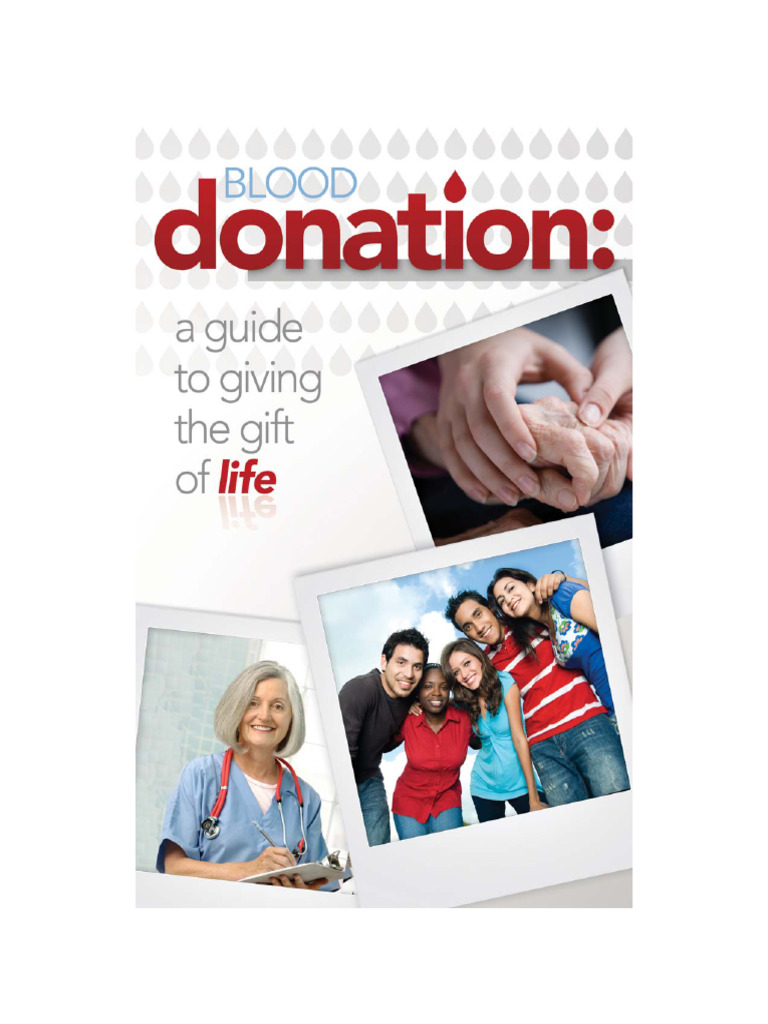 France Blood Donation Brochure | PDF