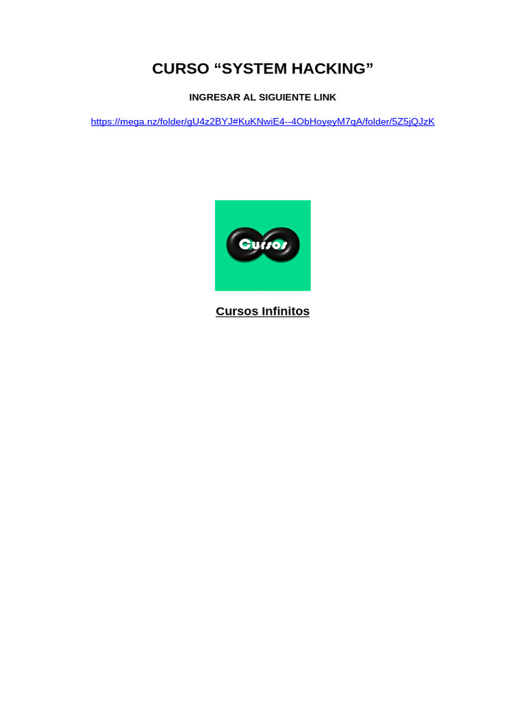 CURSO “SYSTEM HACKING” | PDF