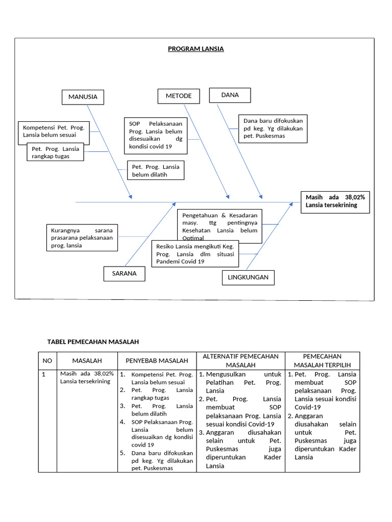 FISHBONE PROG. LANSIA | PDF