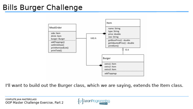 Slides OOP Part 2 Polymorphism OOP Master Challenge Exercise Part 2 | PDF