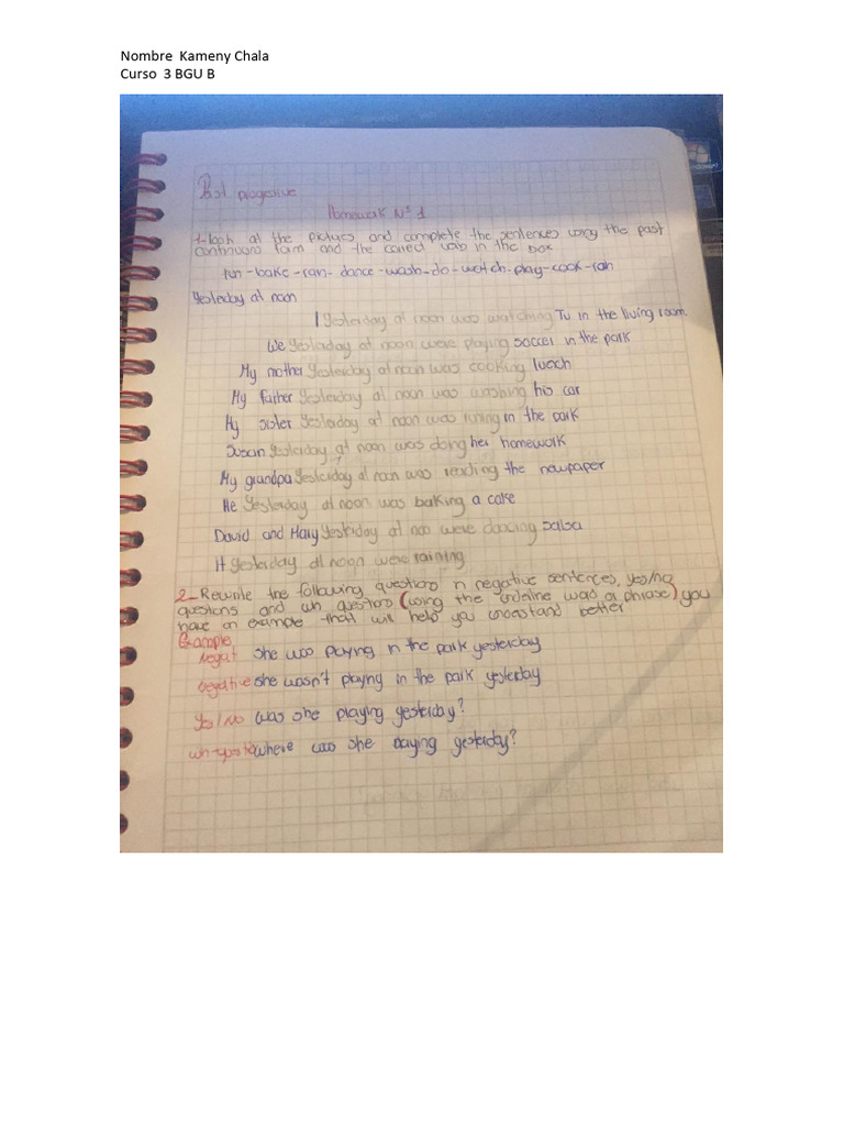 Deber de Ingles 1 | PDF