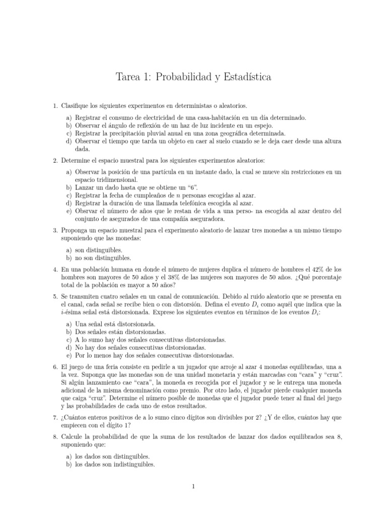 Tarea 01 | PDF