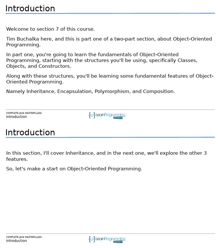 Slides Oop Part 1 Inheritance Introduction Pdf