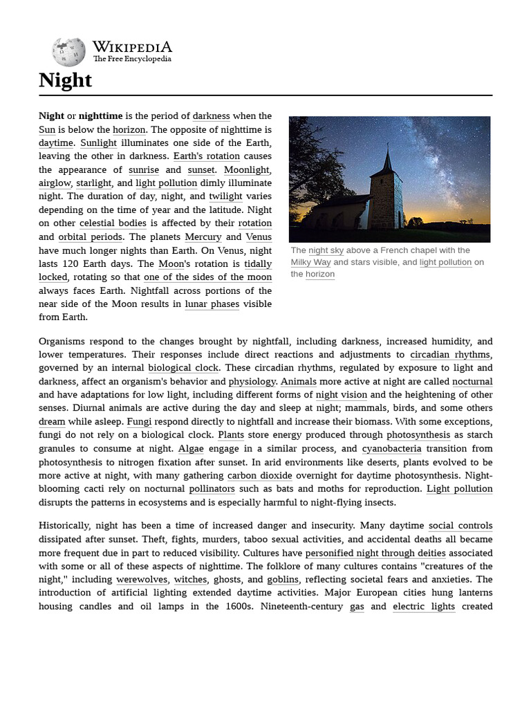Night | PDF