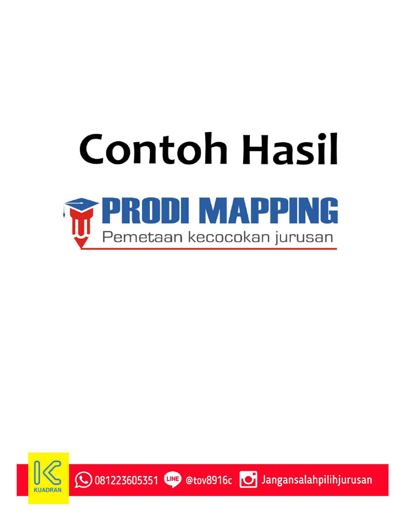 CONTOH PRODI MAPPING B | PDF