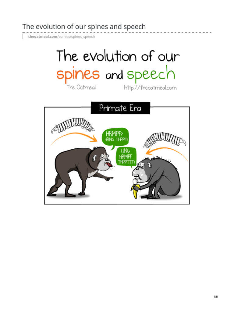 The Evolution of Our Spines and Speech | PDF