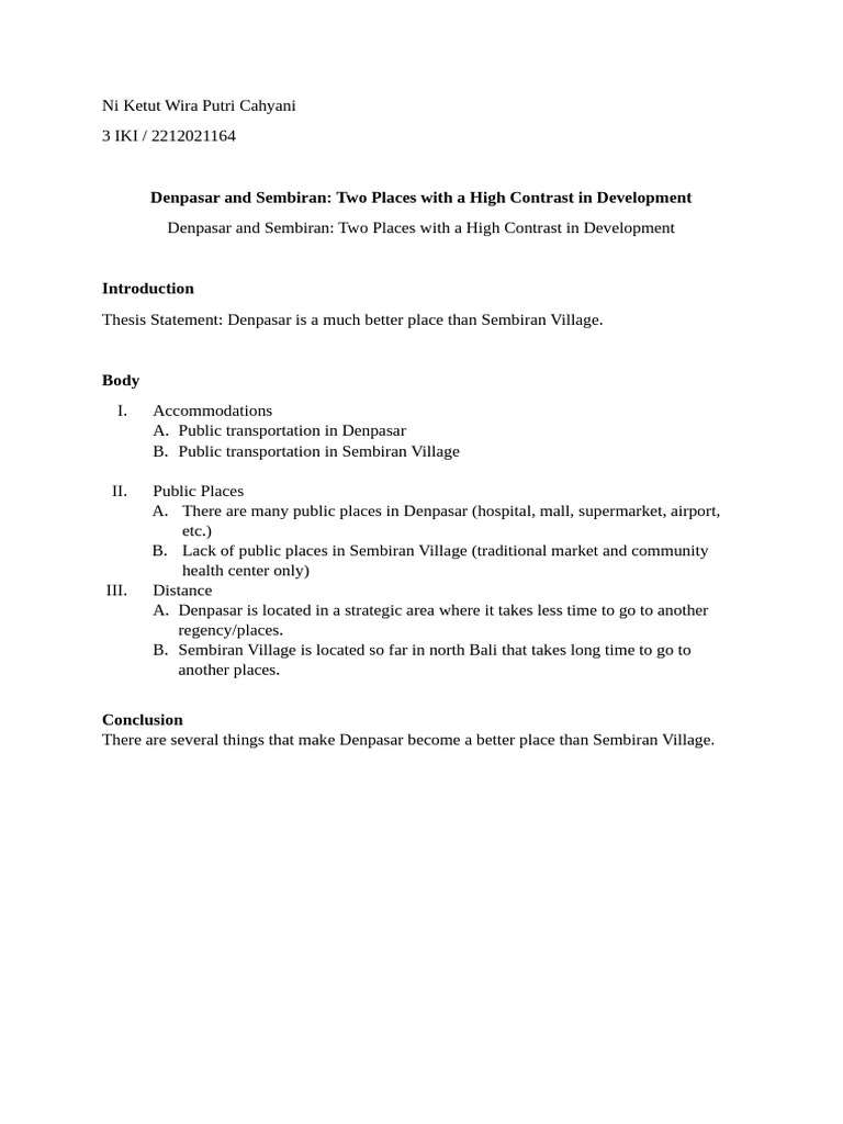 Ni Ketut Wira Putri Cahyani - Outline | PDF Ni Ketut Wira Putri Cahyani - Outline | PDF