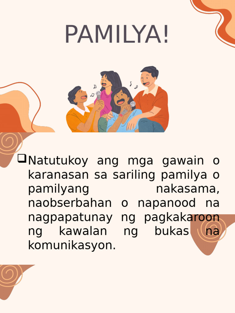 Esp 8 PPT Pamilya | PDF