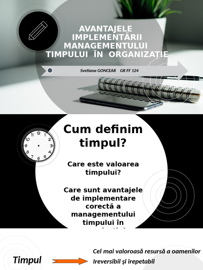 Avantajele M Timpului | PDF