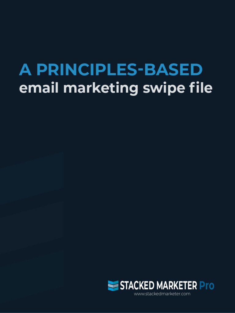 A Principles-Based Email Marketing Swipe File | PDF