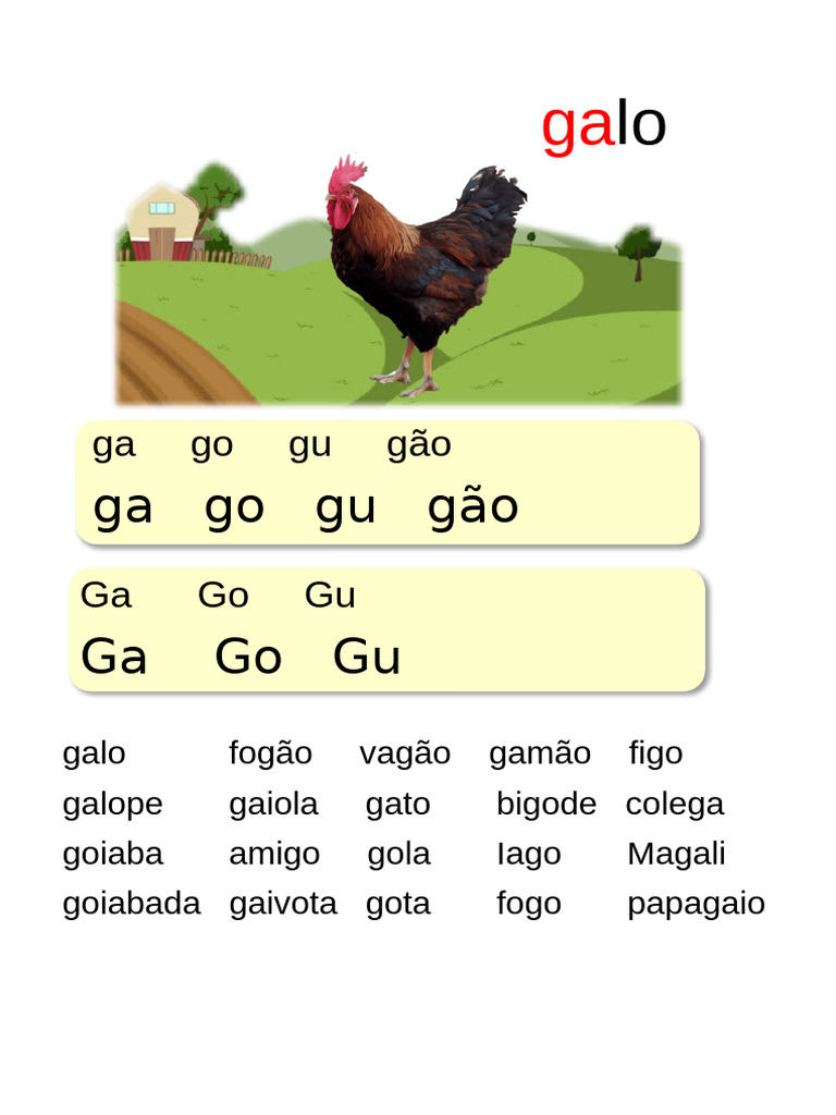 Ga Go Gu Gão | PDF