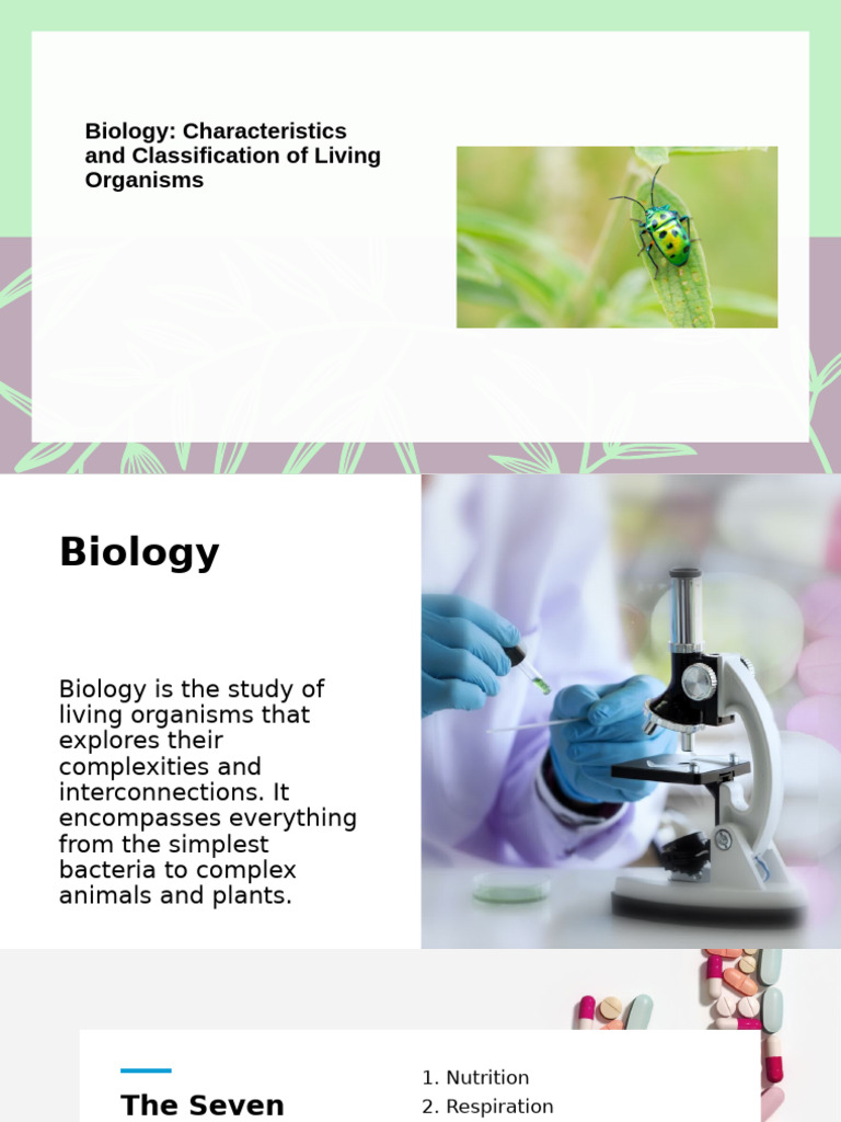 Biology PPT CLASSIFICATION | PDF