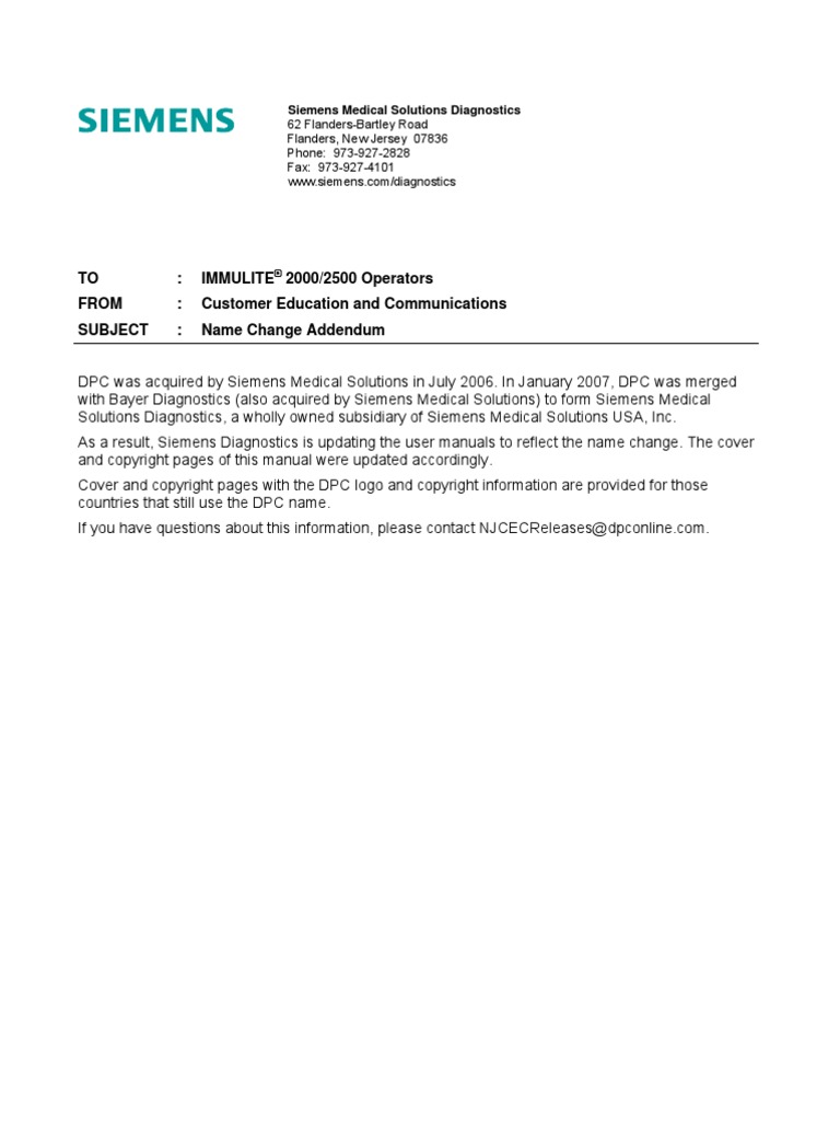 Immulite 2500 | PDF | Immunoassay | Barcode