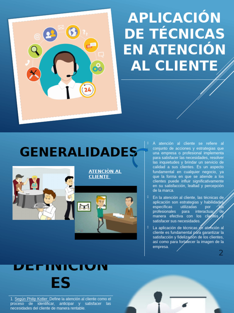 Tecnicaas de Aplicacion en Atencion Al Cliente | PDF