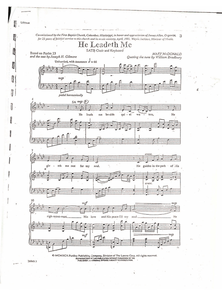He Leadeth Me.pdf | PDF