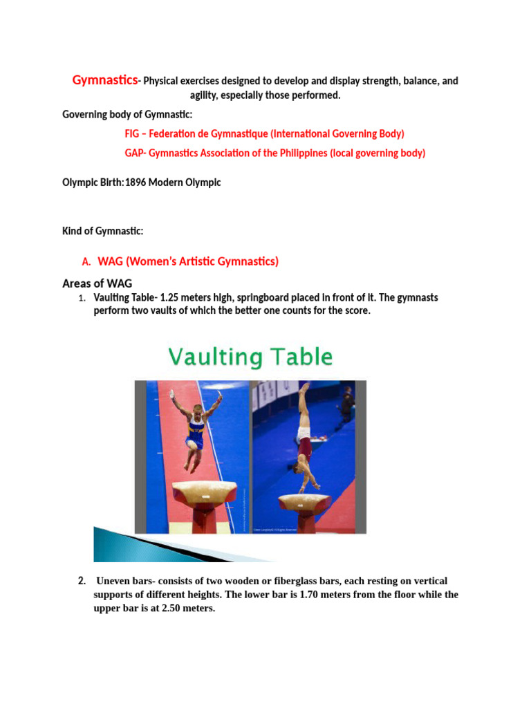 Gymnastics | PDF