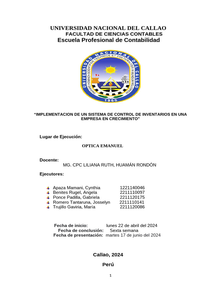 Estructura Final | PDF