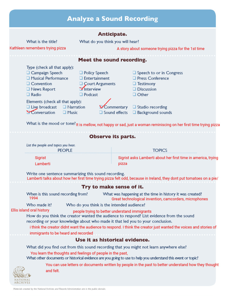 Kami Export - Reagan Myers - Sound - Recording - Analysis - Worksheet ...