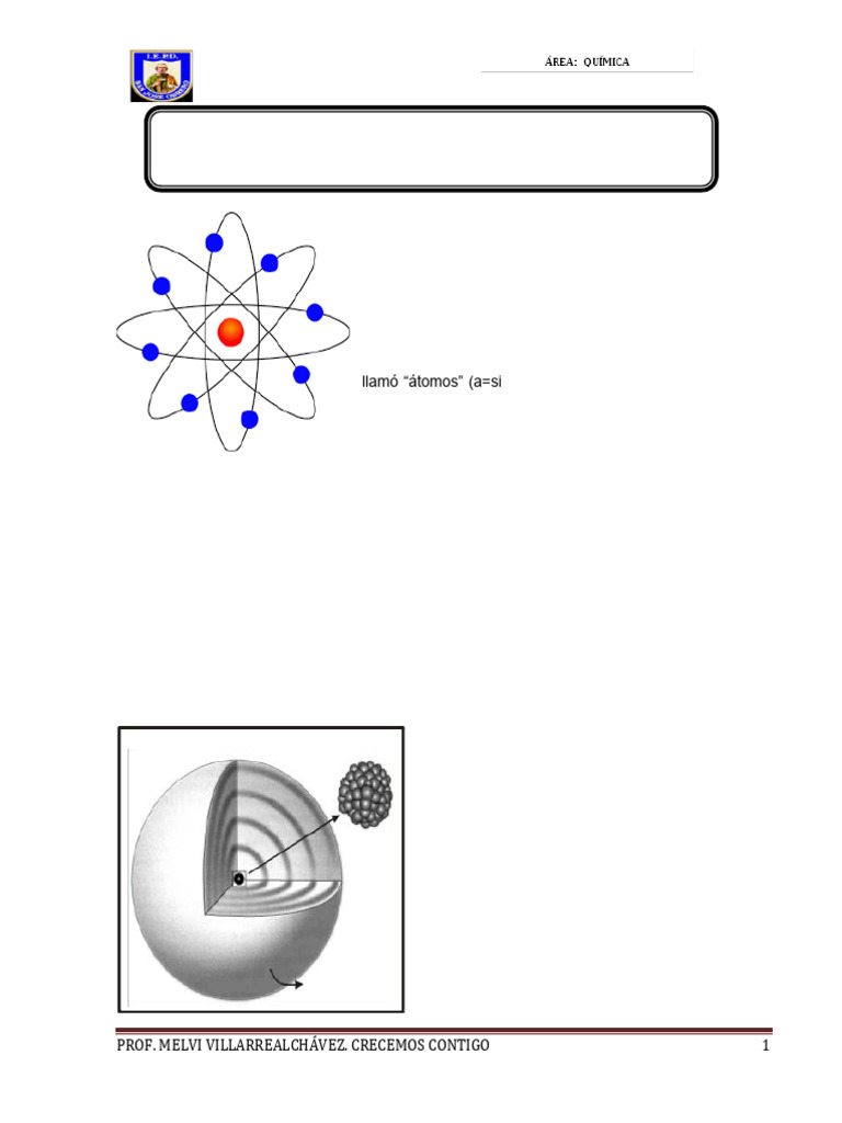 Estructura Atómica - 3ro | PDF