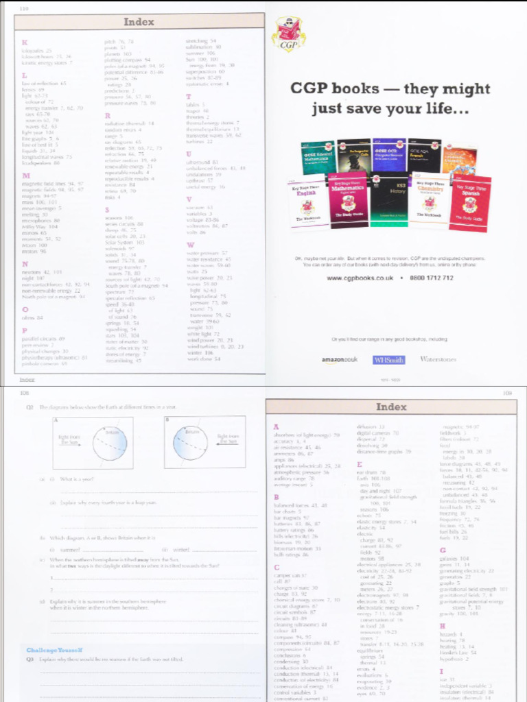 KS3 Physics Book CGP Books | PDF