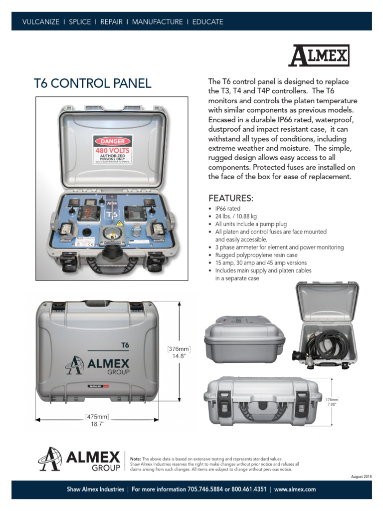 Almex Control Box T6i | PDF