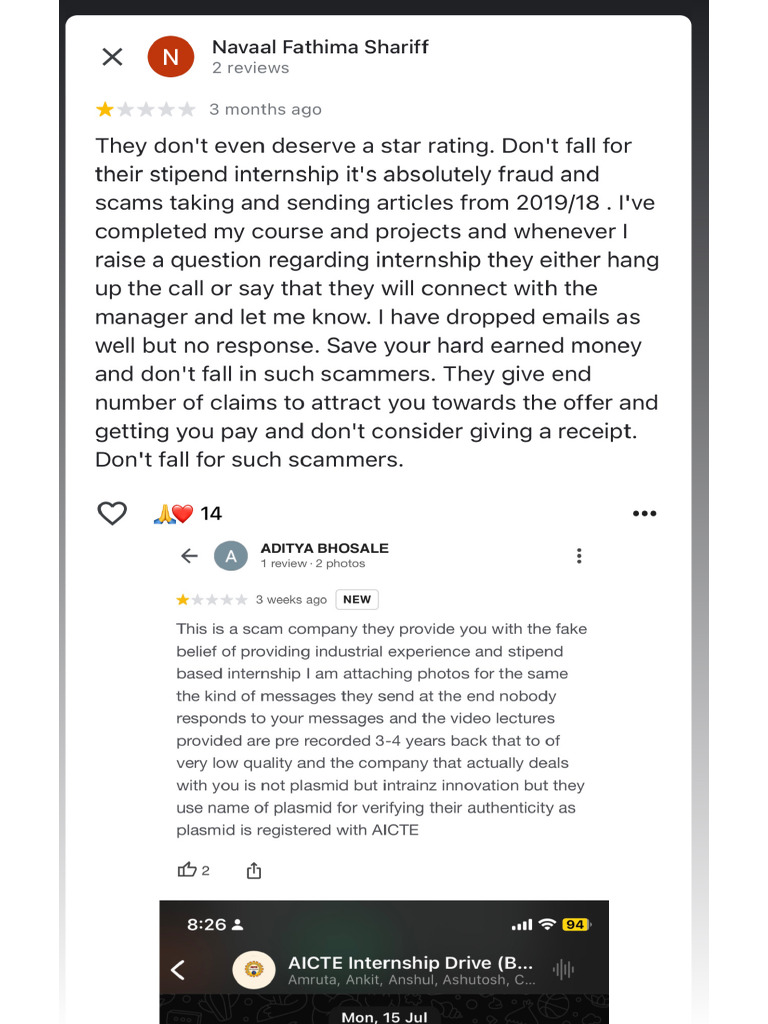 Intrainz Innovation and Plasmid Innovation Are The Biggest Scams | PDF