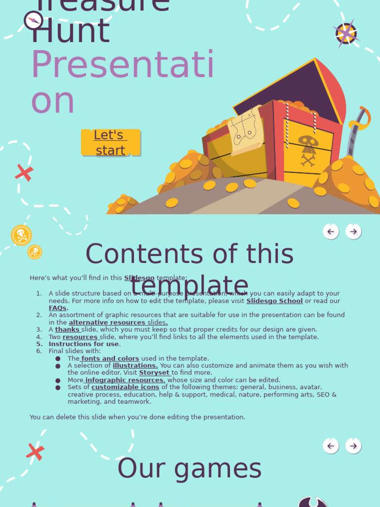 Pirate-Themed Treasure Hunt Presentation | PDF | Planets | Venus