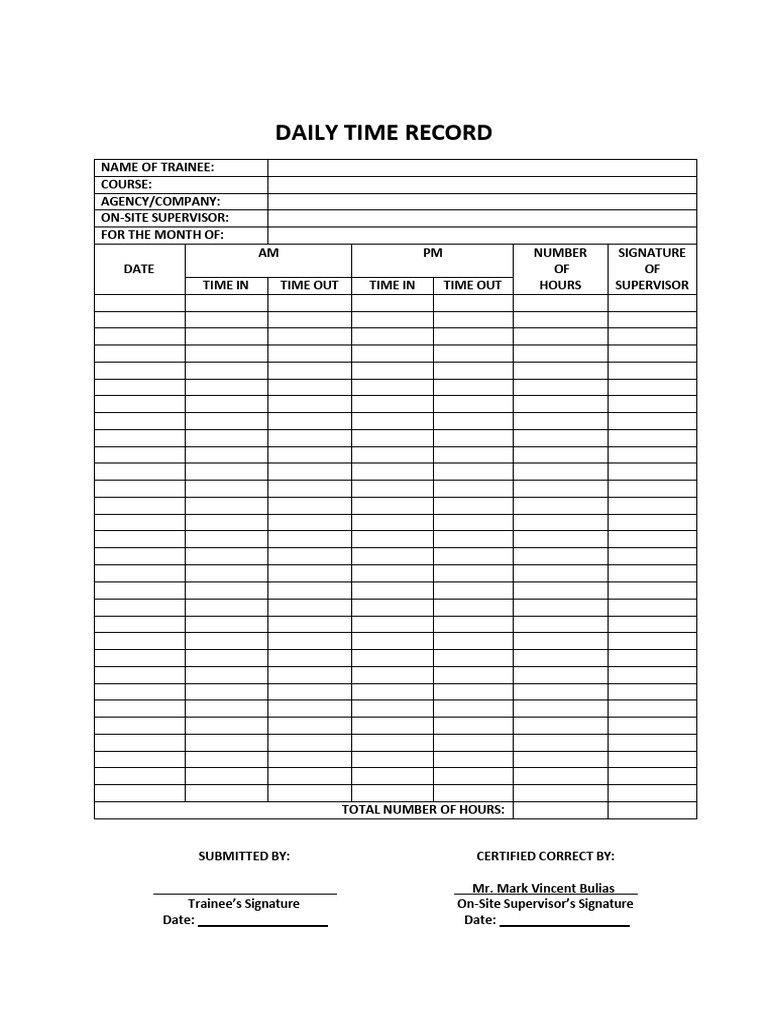 A4 Size DTR | PDF