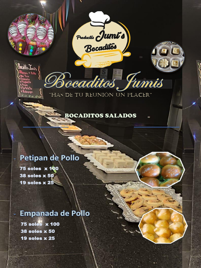Catalogo de Bocaditos Jumis | PDF