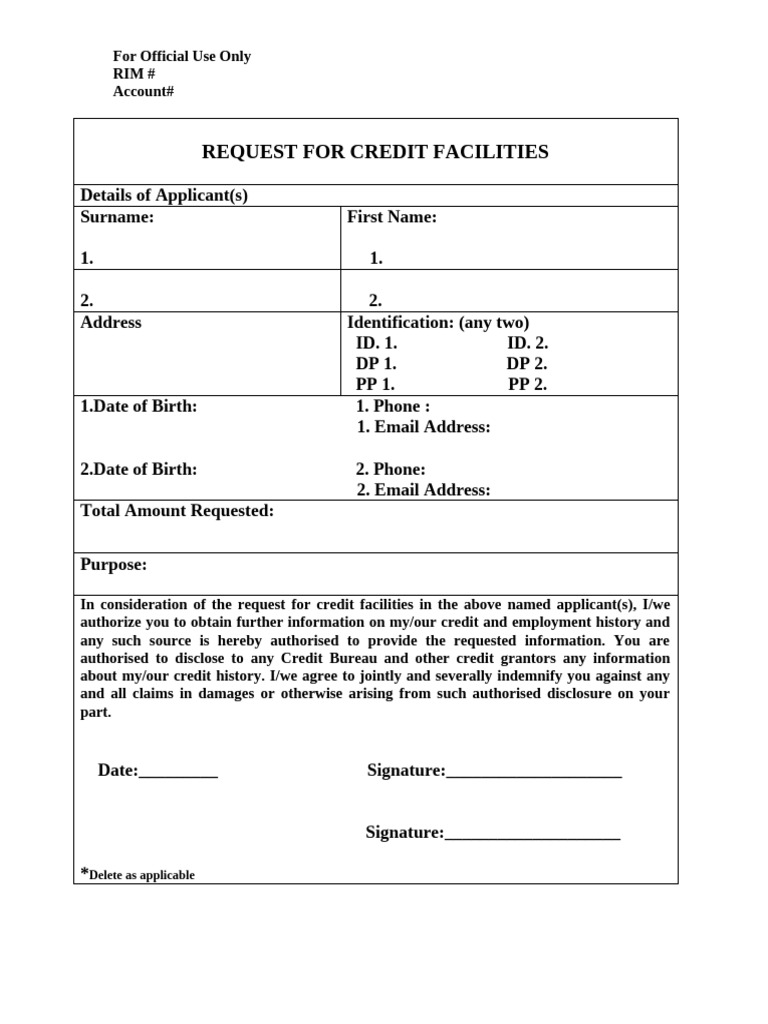 ACB Form Blank | PDF