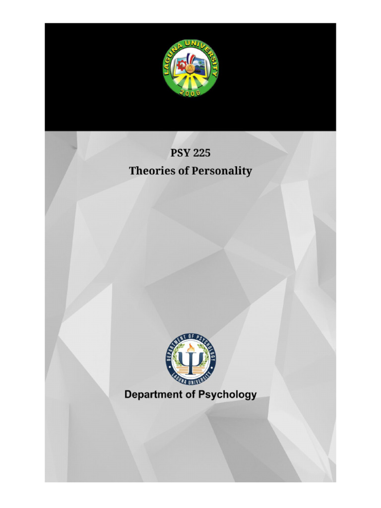 Theories of Personality | PDF