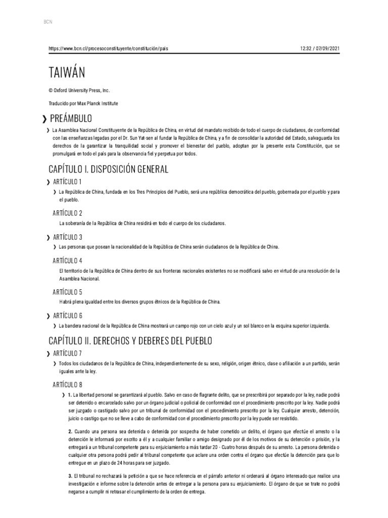 Comparador de Constituciones Del Mundo. Proceso Constituyente ...