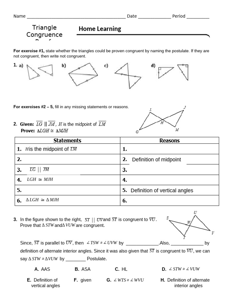 43 - Proofs HW | PDF | Teaching Methods & Materials